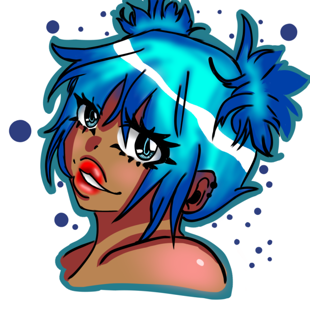 💙🩵 space girl vibes - ibisPaint