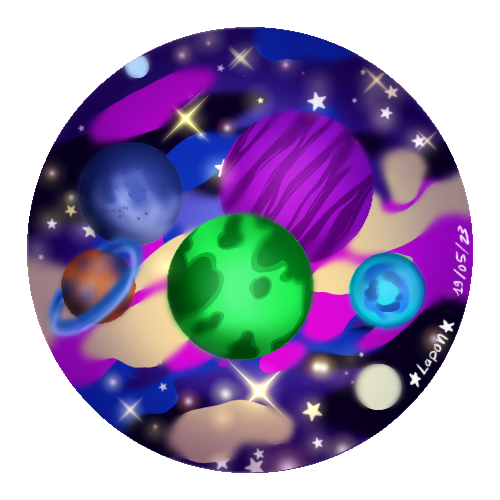 Galaxy Ball_2023 - ibisPaint