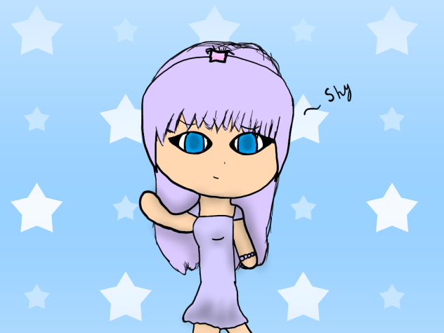 The shy one - ibisPaint