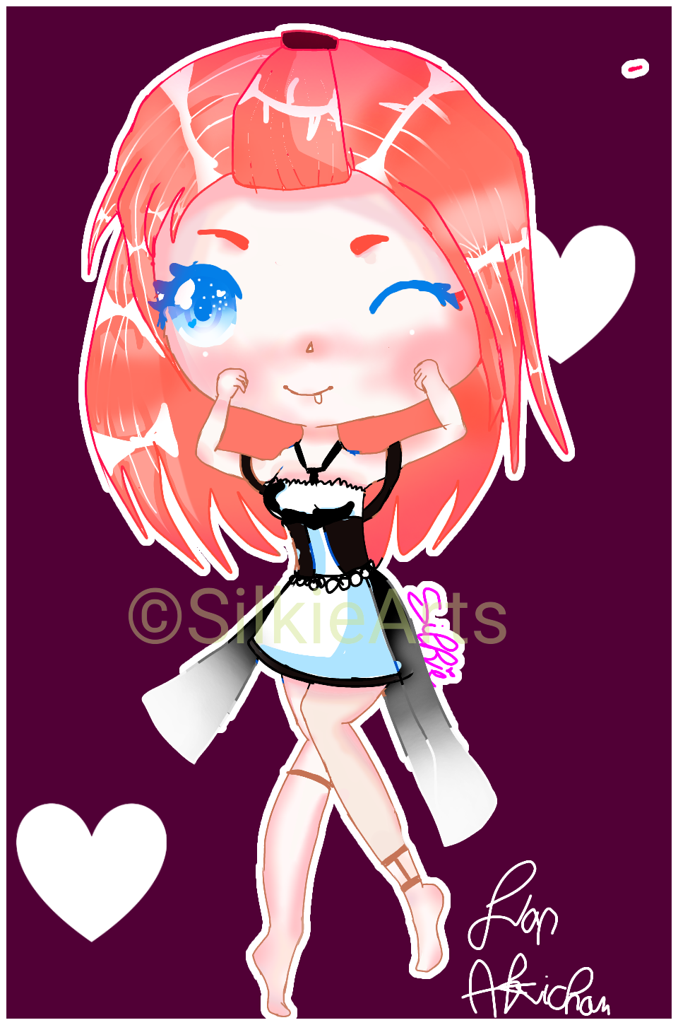 my oc in another style. - ibisPaint