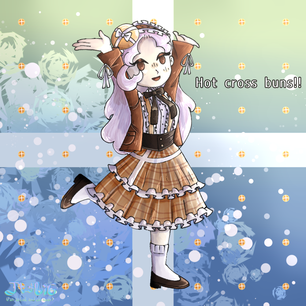 HOT CROSS BUNS - ibisPaint