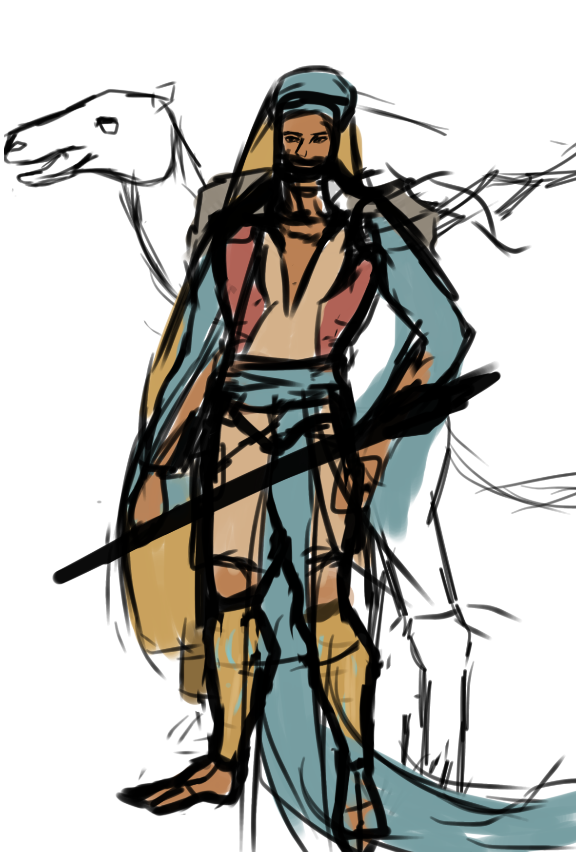 Desert character - ibisPaint