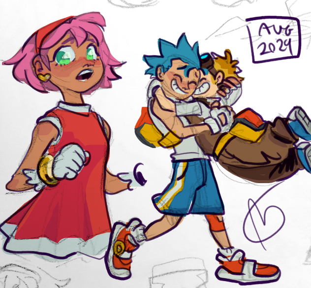 humanized Sonic! - ibisPaint