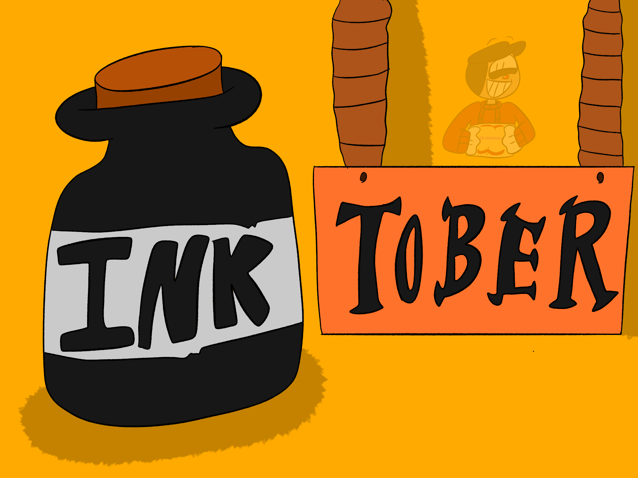 Inktober 2024 cover - ibisPaint