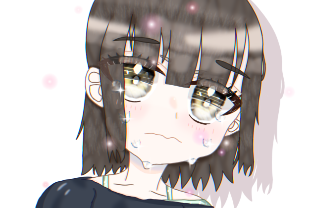 Girl crying - ibisPaint