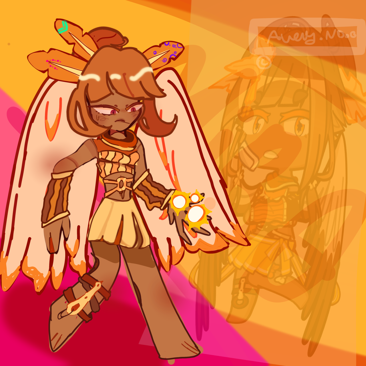 Eagle Lady - Mira - ibisPaint