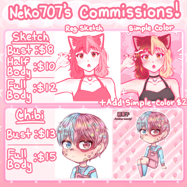 Commission Prices pt1 - ibisPaint