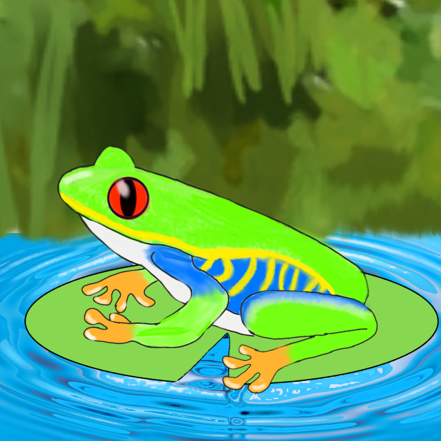 Frog 🐸 - ibisPaint