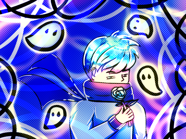 Ghosts behind - ibisPaint