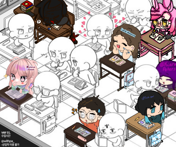 school class collab - ibisPaint