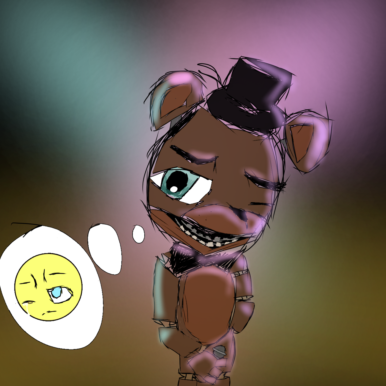 Freddy Fazbear is Sad.. - ibisPaint