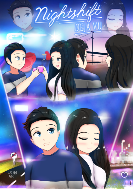(43) (DONE) Nightshift - Deja Vu Fan Art - ibisPaint