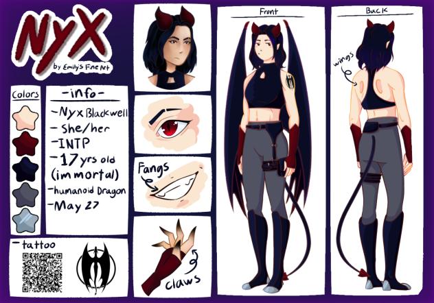 [updated] NYX REF SHEET - ibisPaint