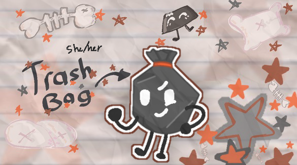 Trash bag intro card - ibisPaint