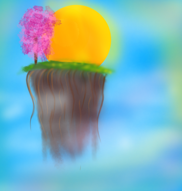 Sun Sky Land - ibisPaint