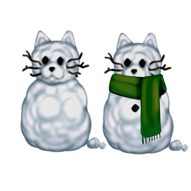 snow cats - ibisPaint