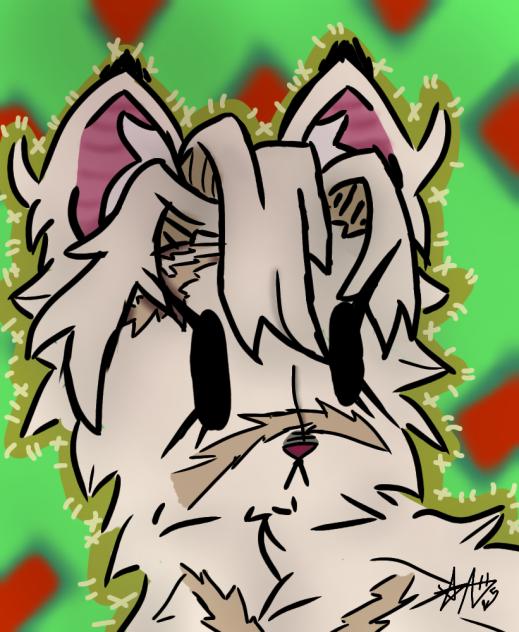 Sanemi Shinazugawa as a cat - ibisPaint