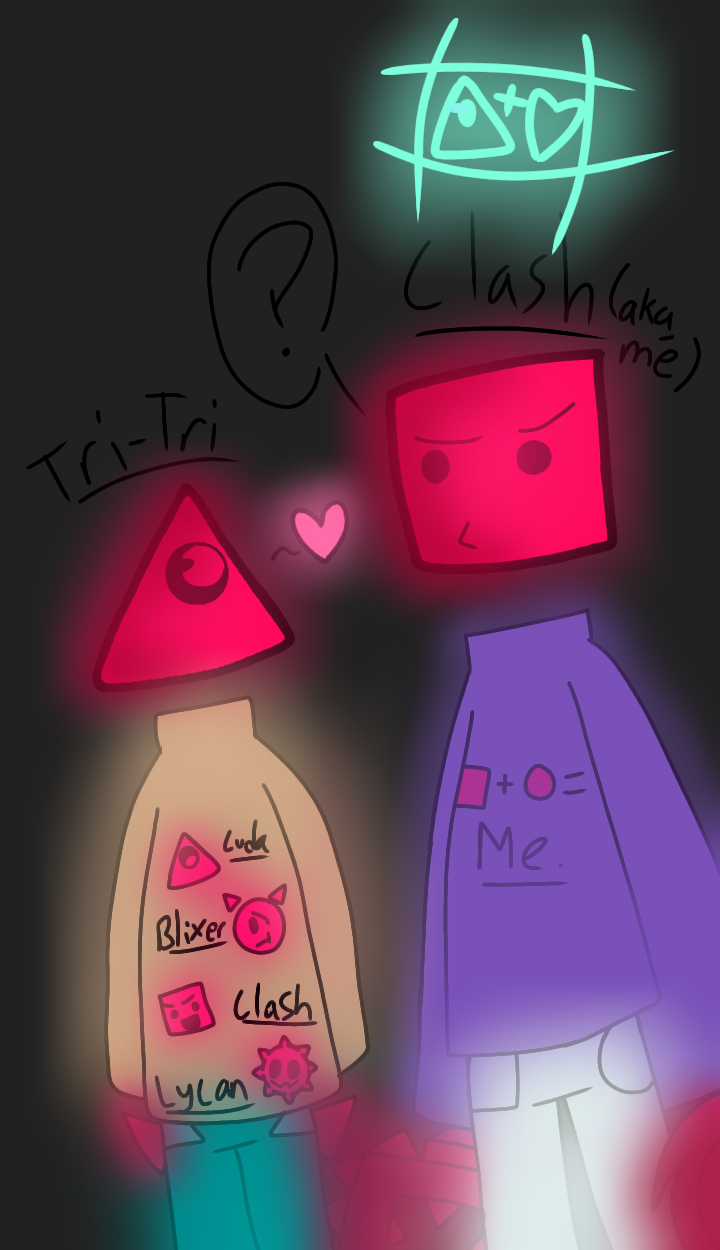 Me and My Friend, Tri-Tri. - ibisPaint