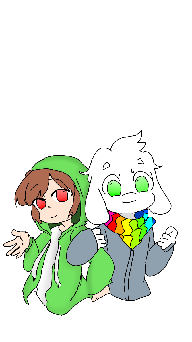 storyshift chara and azzy - ibisPaint