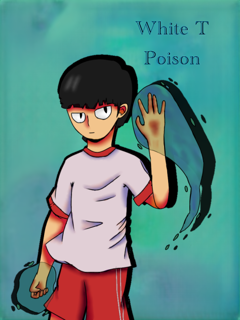 White T Poison - Mob Psycho 100 - ibisPaint