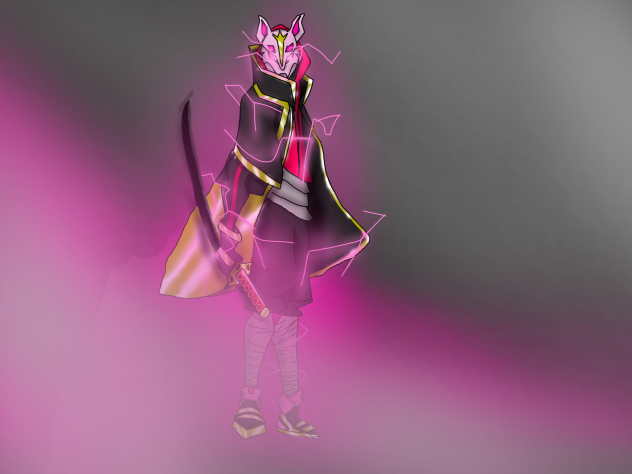 Samurai drift - ibisPaint