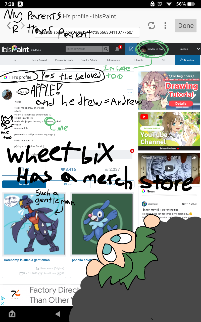 hey Andrew look - ibisPaint