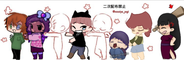 conga line Collab!! - ibisPaint