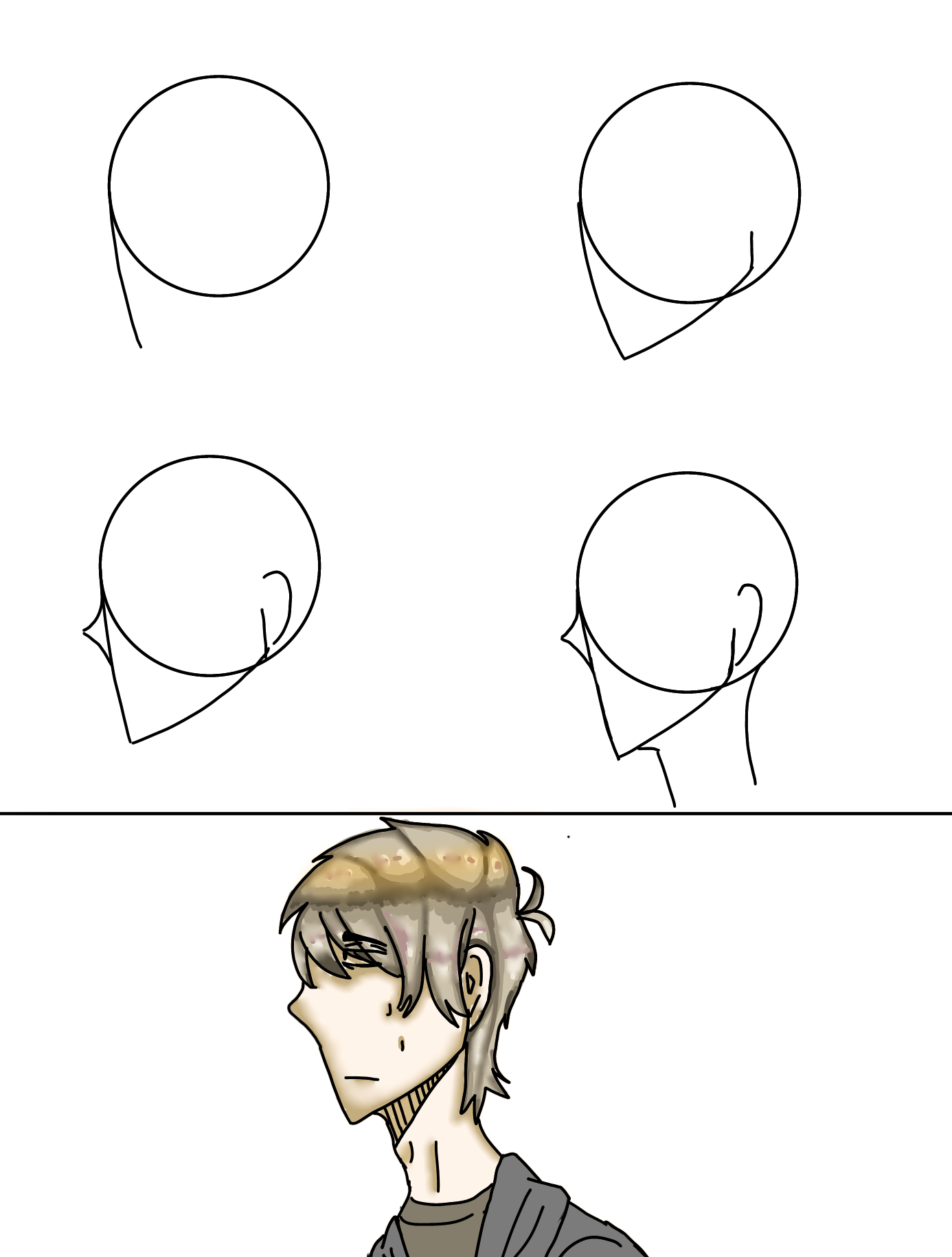 Side profile tut - ibisPaint