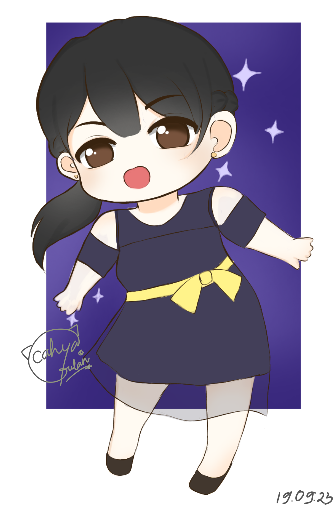 [cahya bulan] RANDOM CHARA ILLUSTRATION - ibisPaint