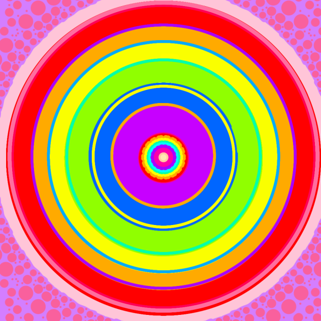 Rainbow Flower - ibisPaint