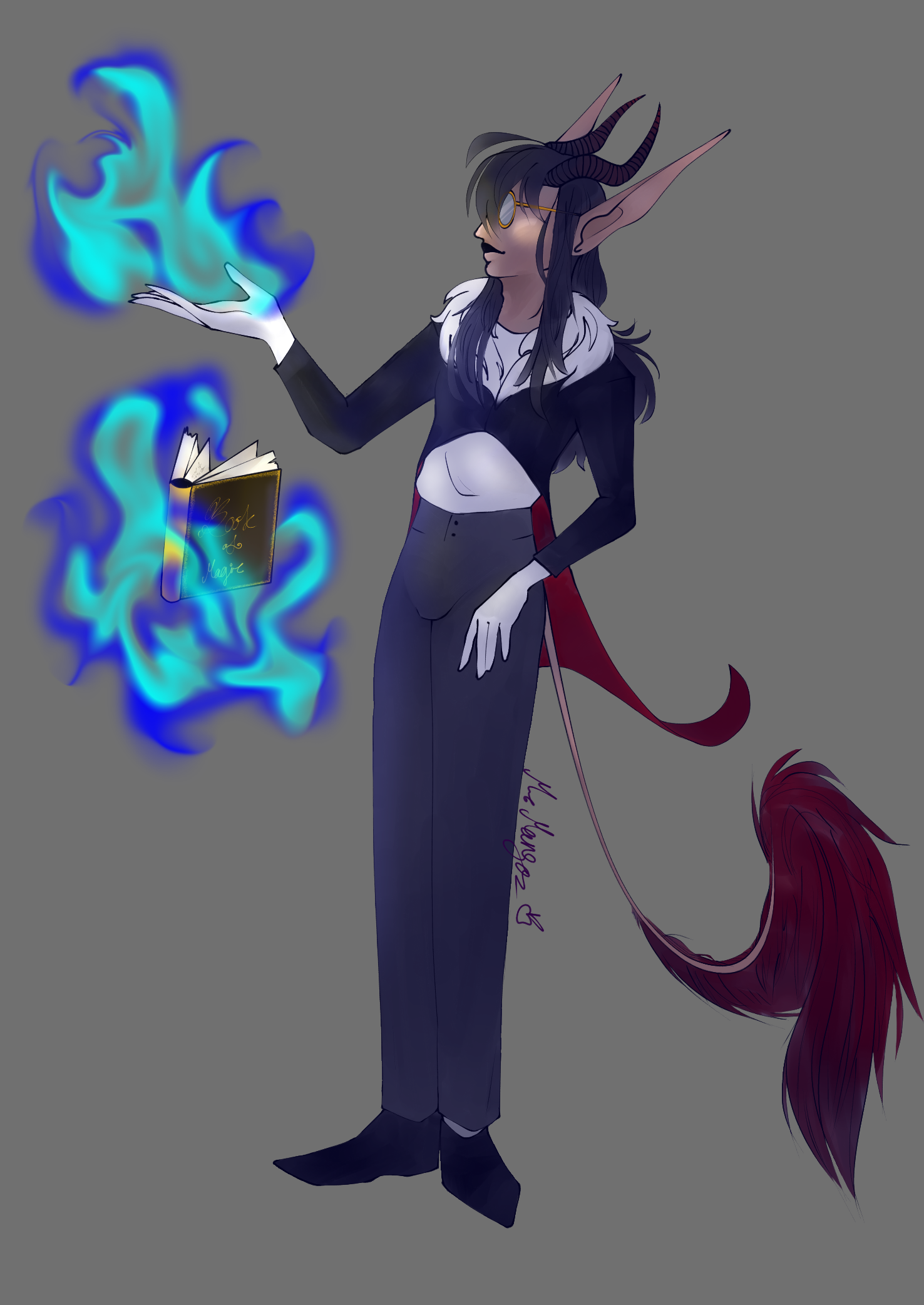 MY MAGICAL BRATTY DEMON MULLET CHILDDDDD - ibisPaint