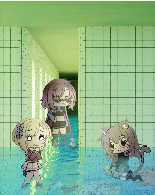 Dreamcore pool aesthetic - ibisPaint