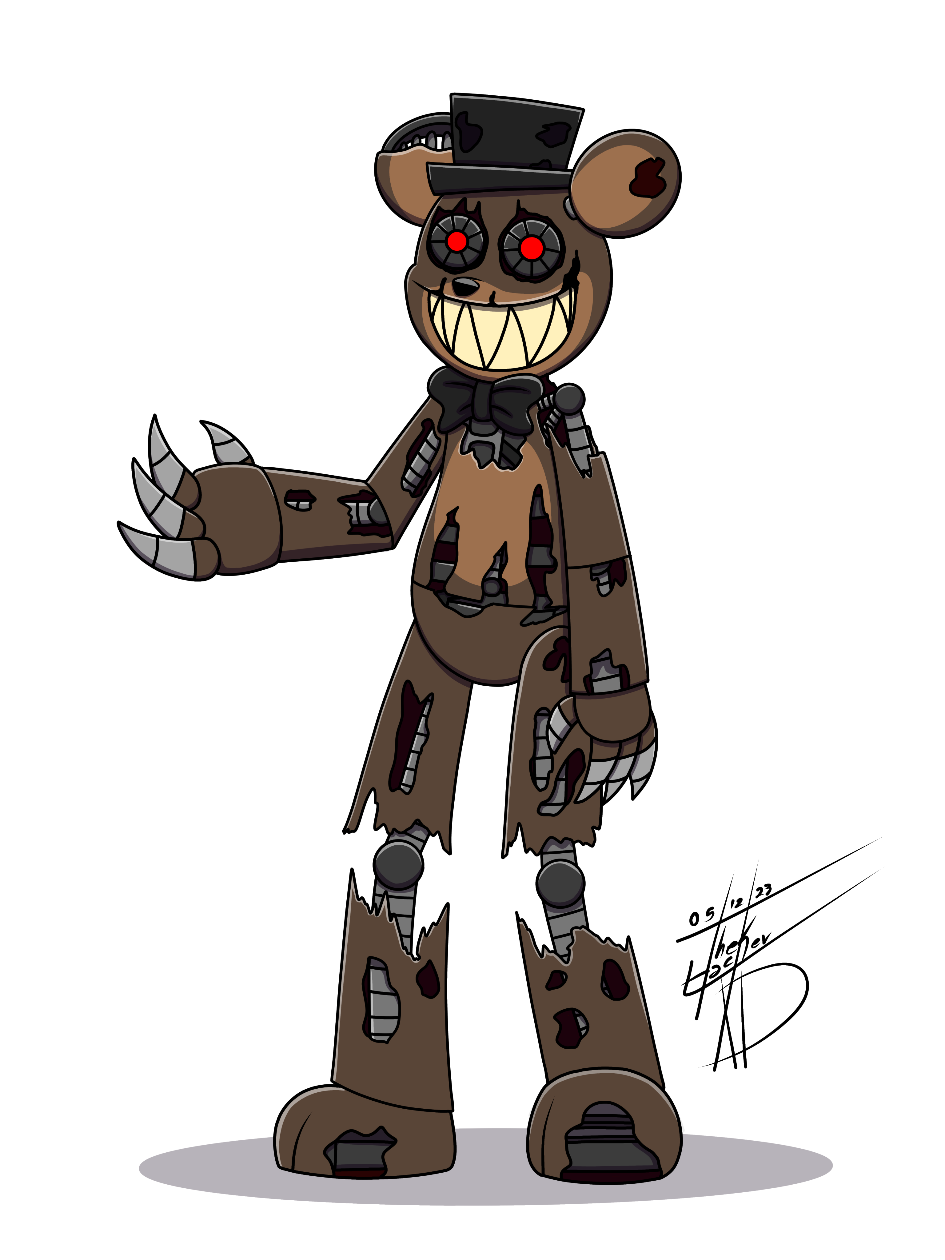 Nightmare Freddy - ibisPaint