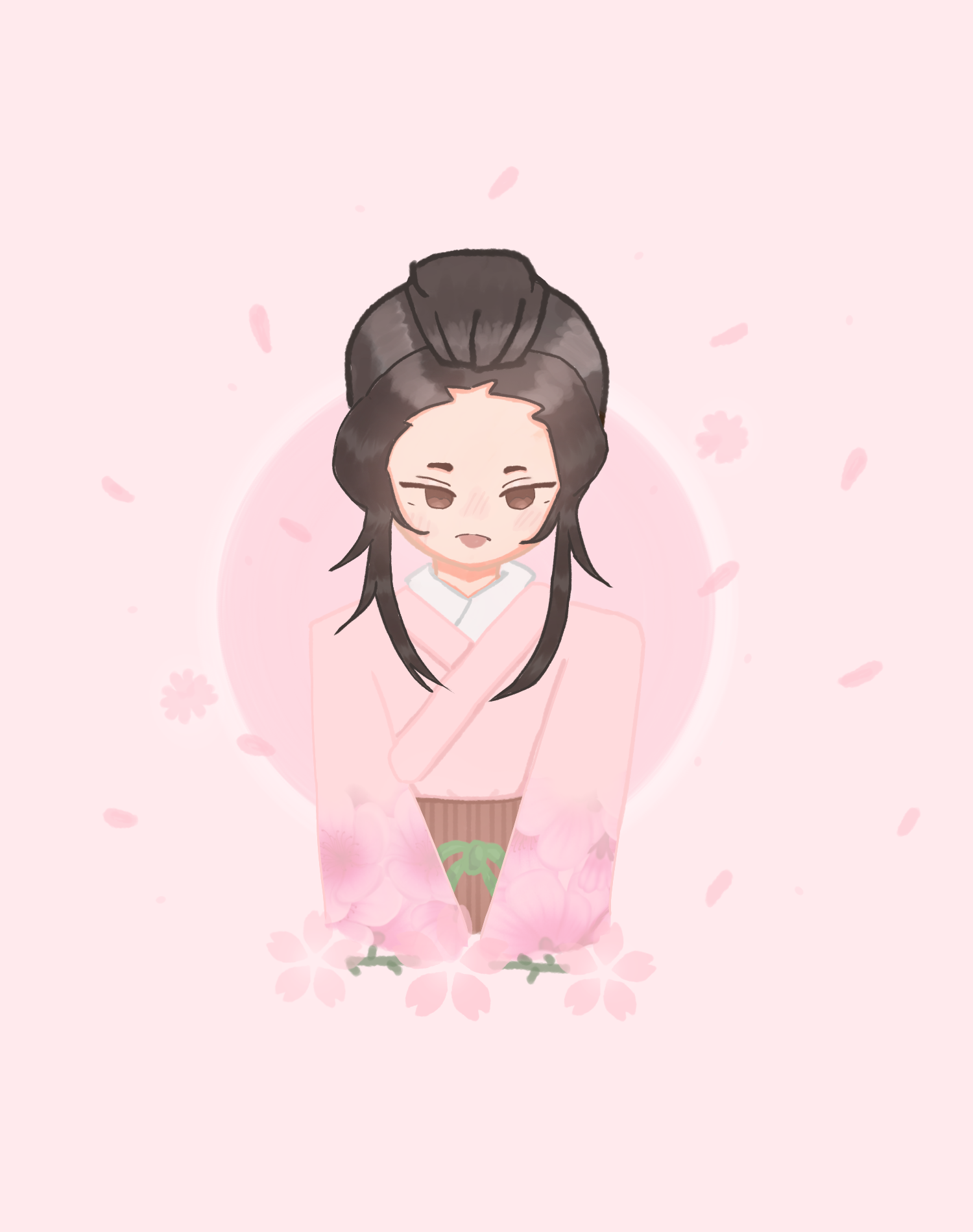 flower kimono - ibisPaint