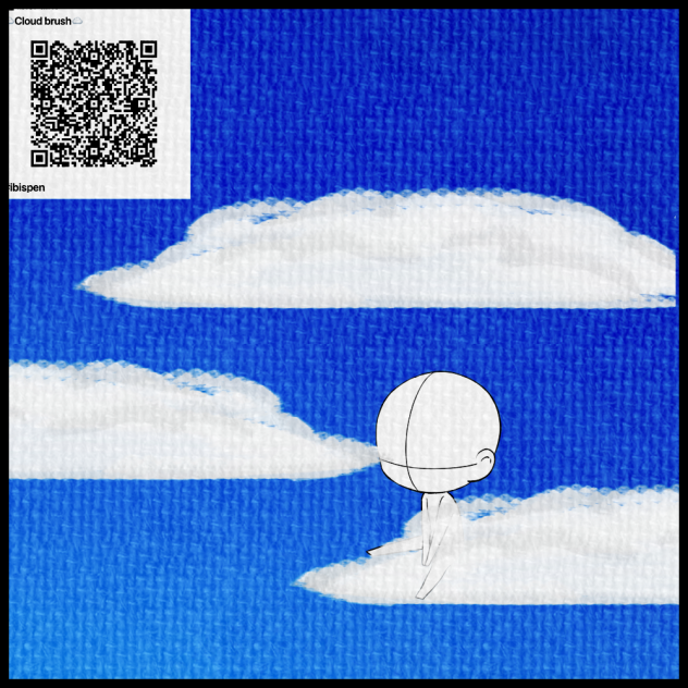 Cloud brush - ibisPaint