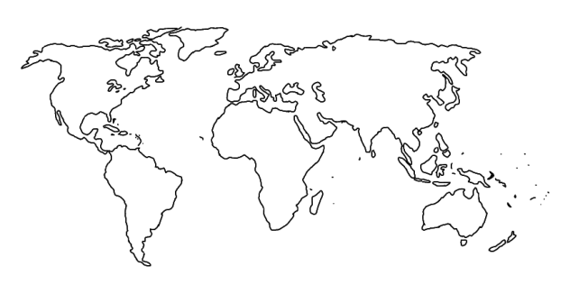 World map no country - ibisPaint