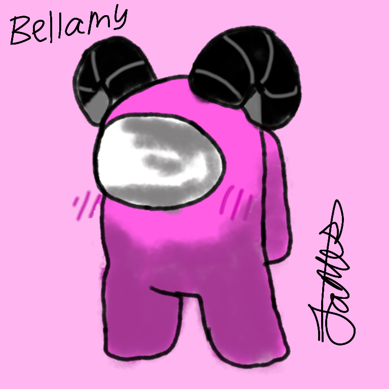 Pink Bellamy [AmongUs] - ibisPaint