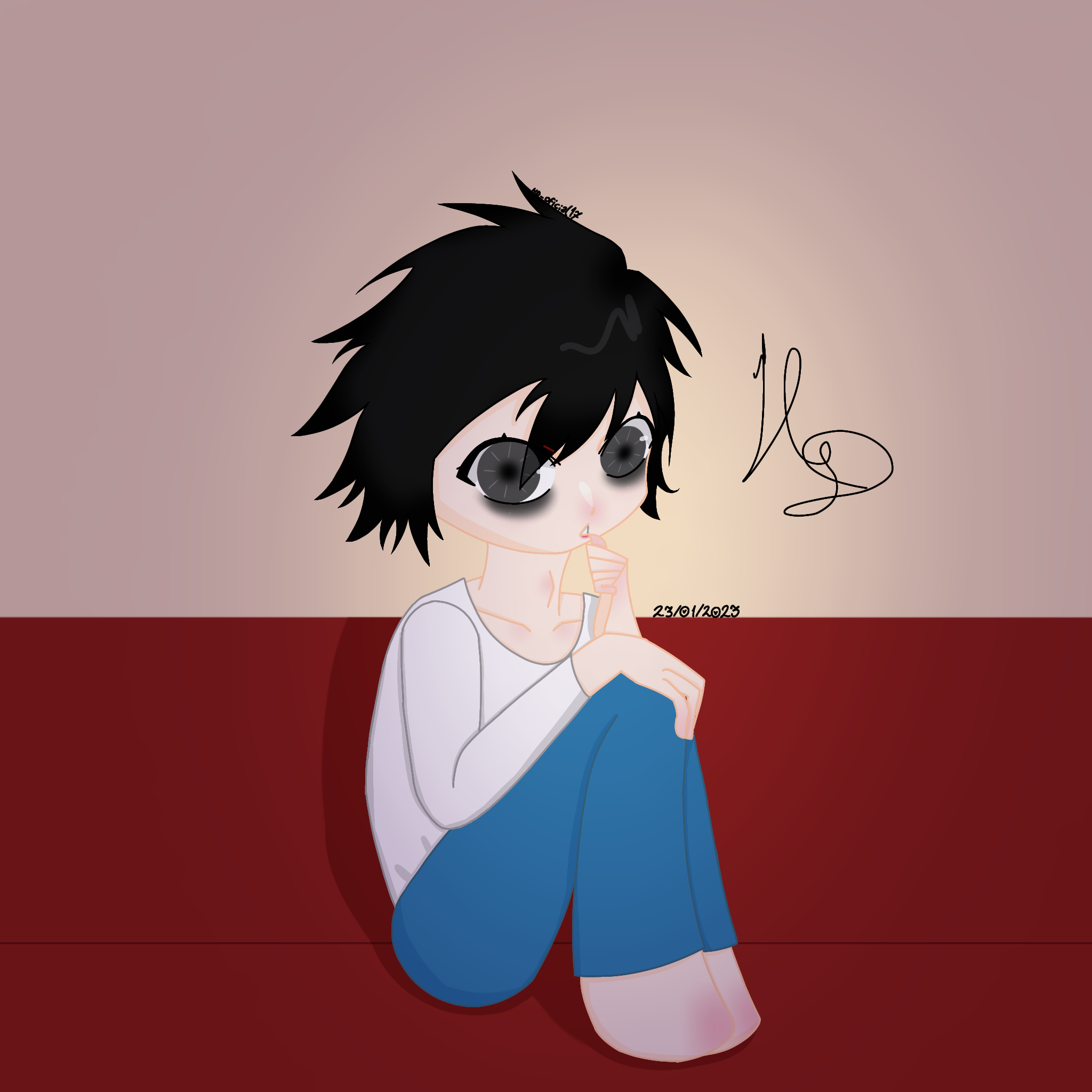 L Lawliet IbisPaint L Lawliet IbisPaint