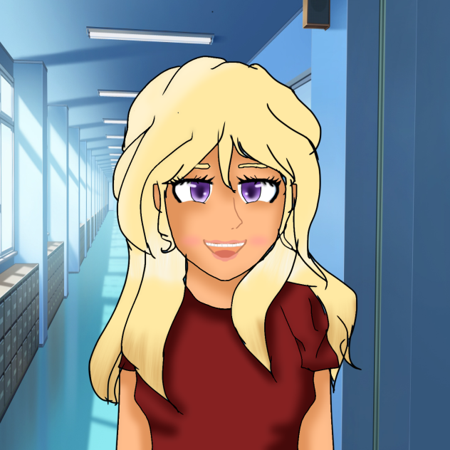 Blonde girl - ibisPaint