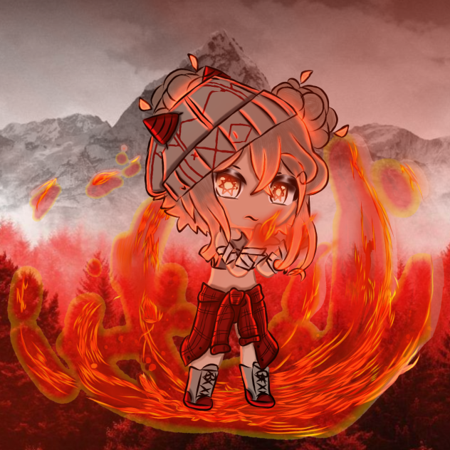 girl on fire - ibisPaint