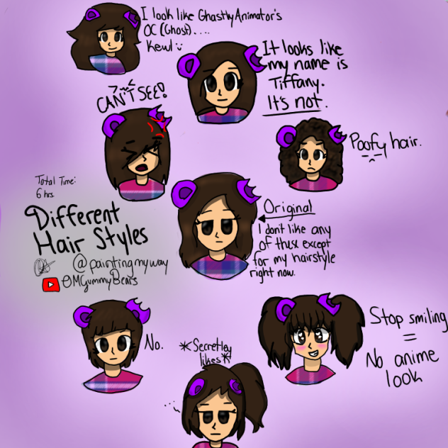 Different Hair Styles Grace Challenge - ibisPaint