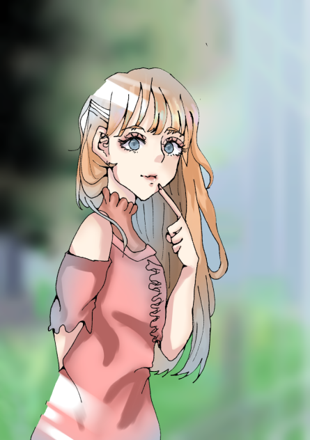 Semi realistic portrait drawing! 2021! - ibisPaint