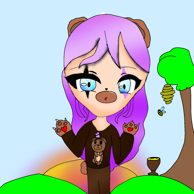 Bear Girl - ibisPaint