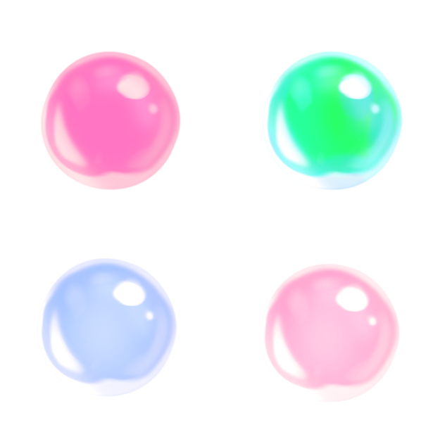 Bubblegum bubble-Realistic - ibisPaint