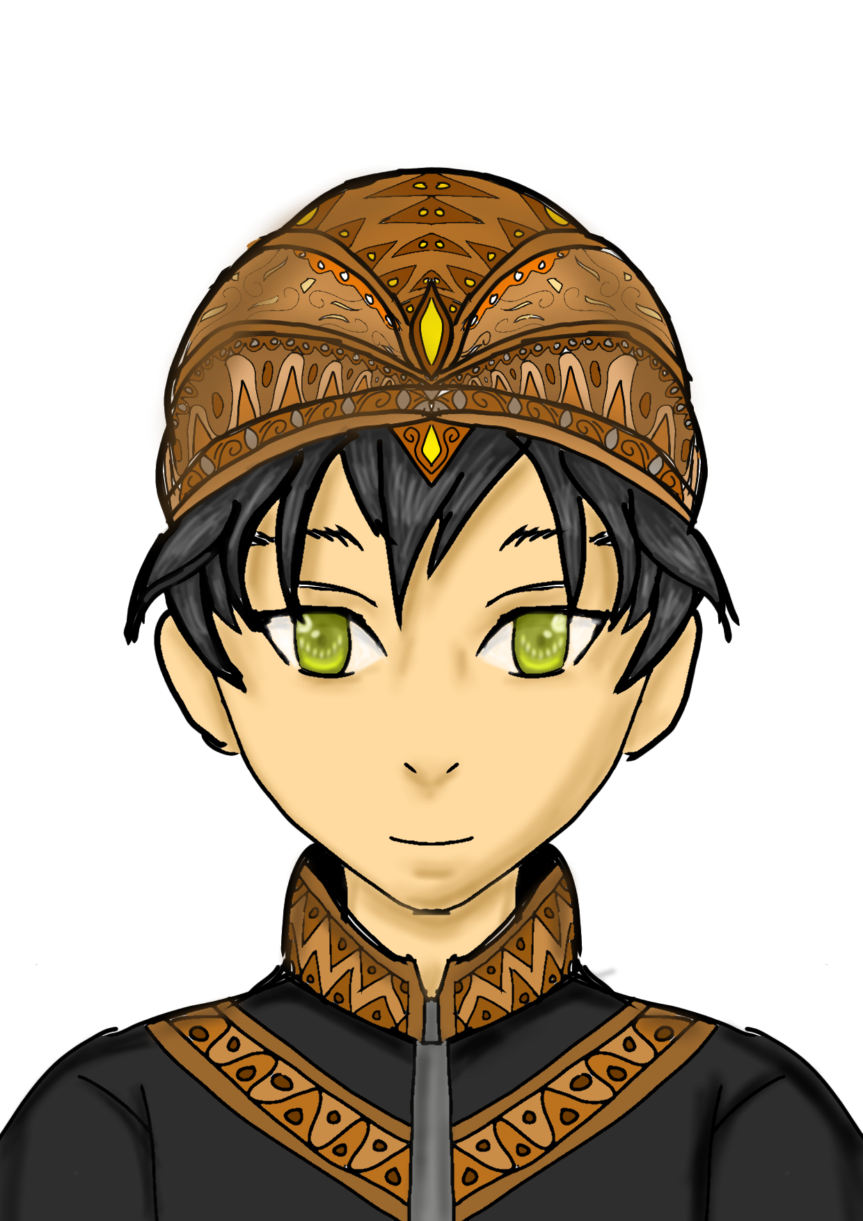 Javanese Indonesian traditional clothes - ibisPaint