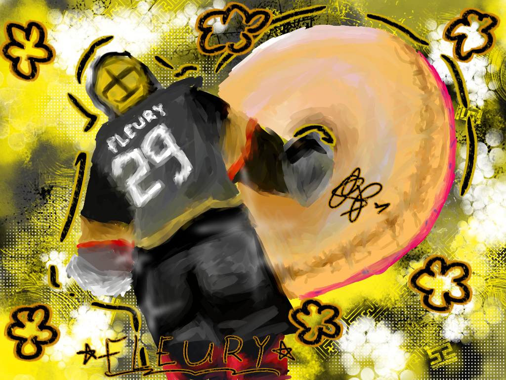 Just a man and a pool floaty - ibisPaint