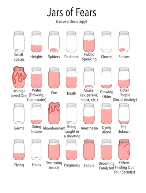 Jars of fears. (don't judge me) - ibisPaint