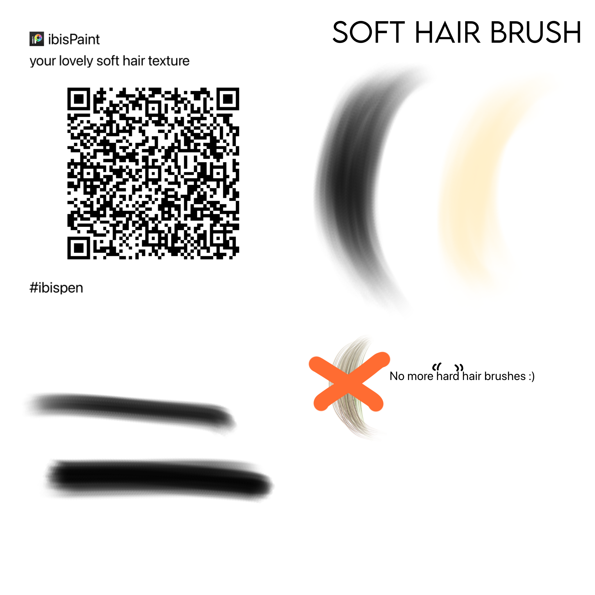 Softer hair - ibisPaint