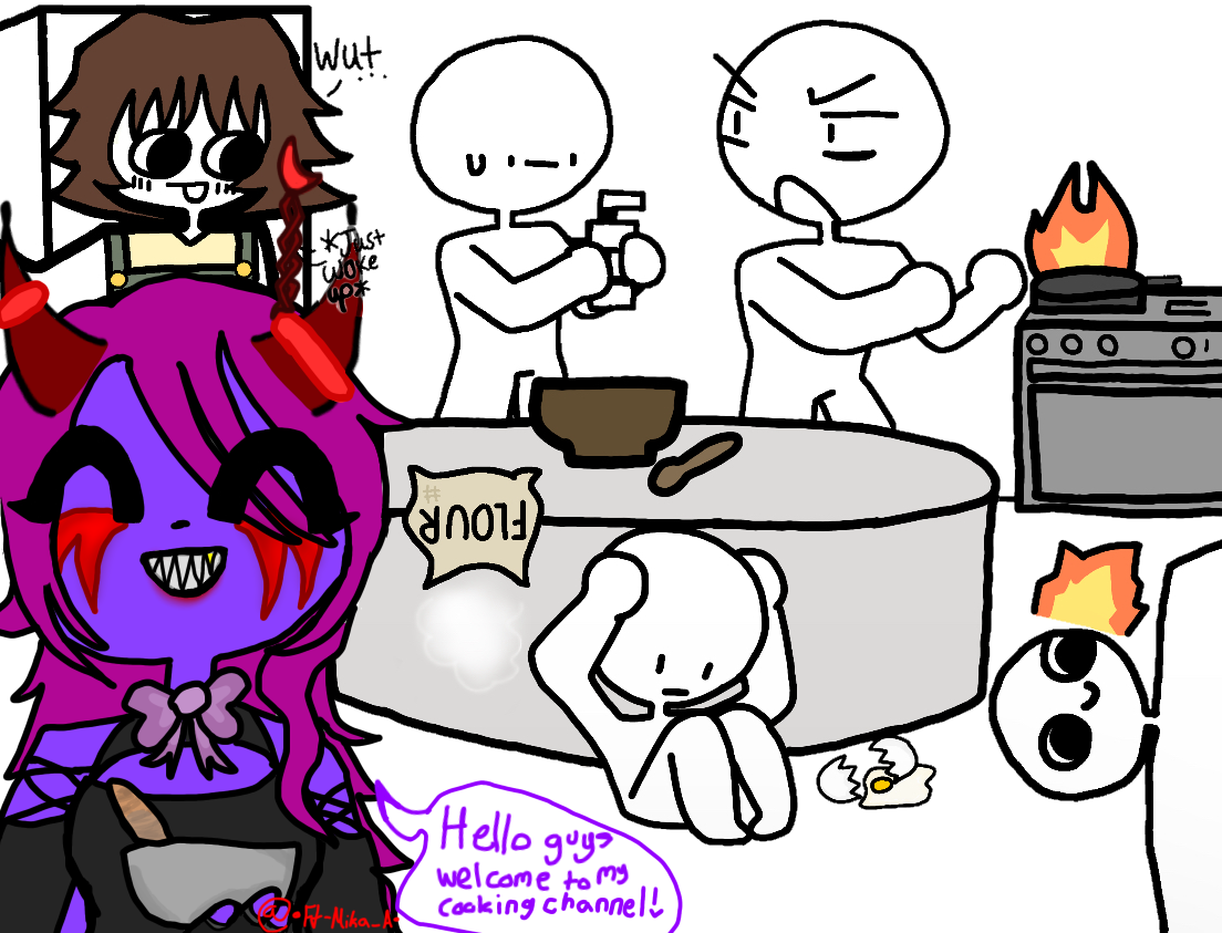 Cooking disaster - ibisPaint