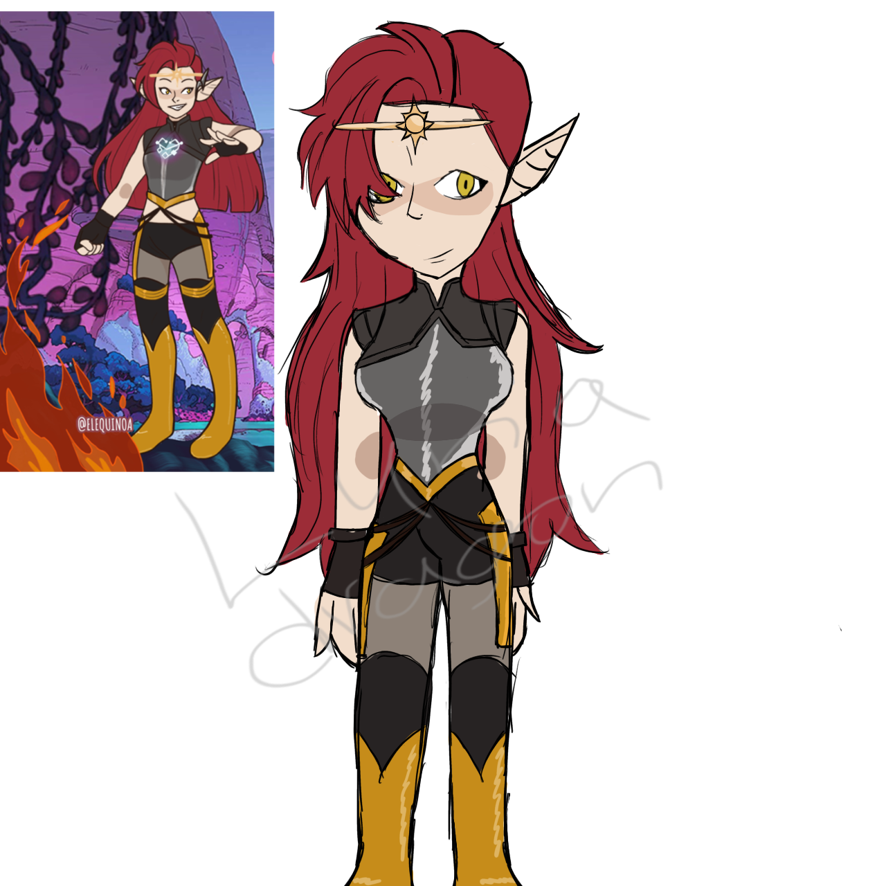 My She-ra oc - ibisPaint